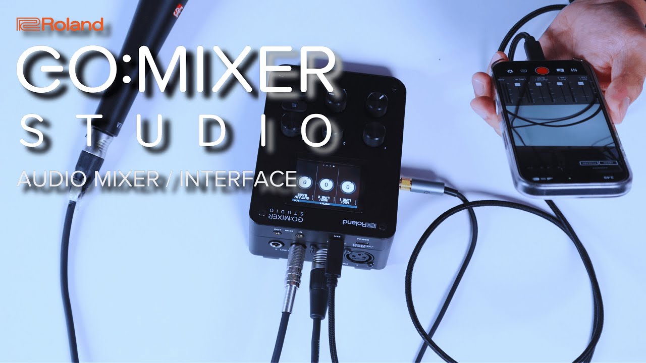 ROLAND GO:MIXER STUDIO - YouTube