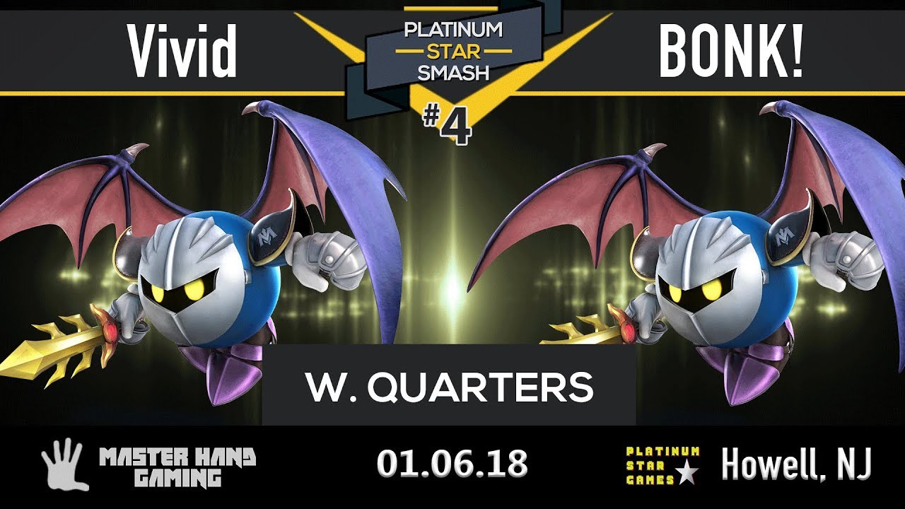 Platinum Star Smash 4 - Vivid (Meta Knight) vs BONK! (Meta Knight ...