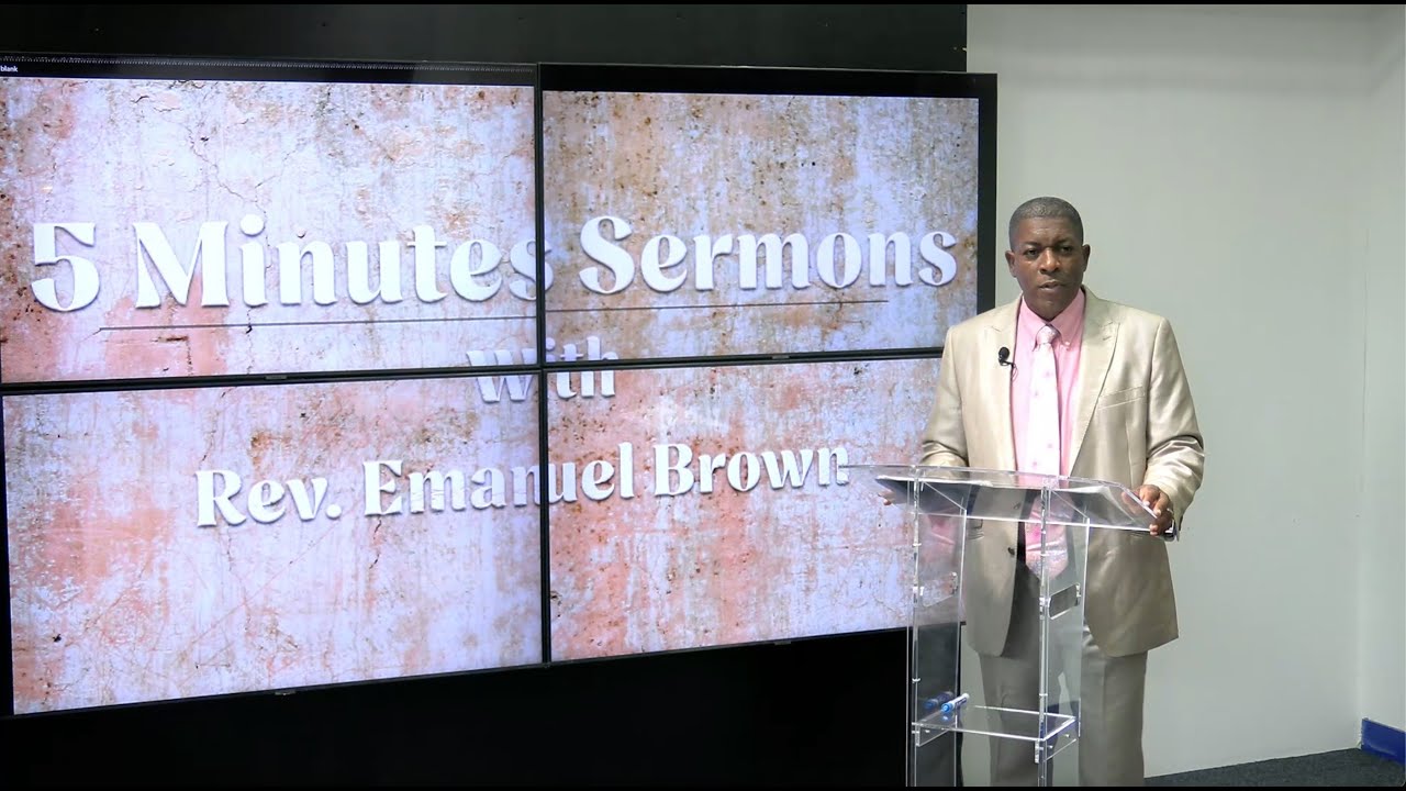 Rev. Emanuel Brown | 5 Minutes Sermons - God's Call - YouTube