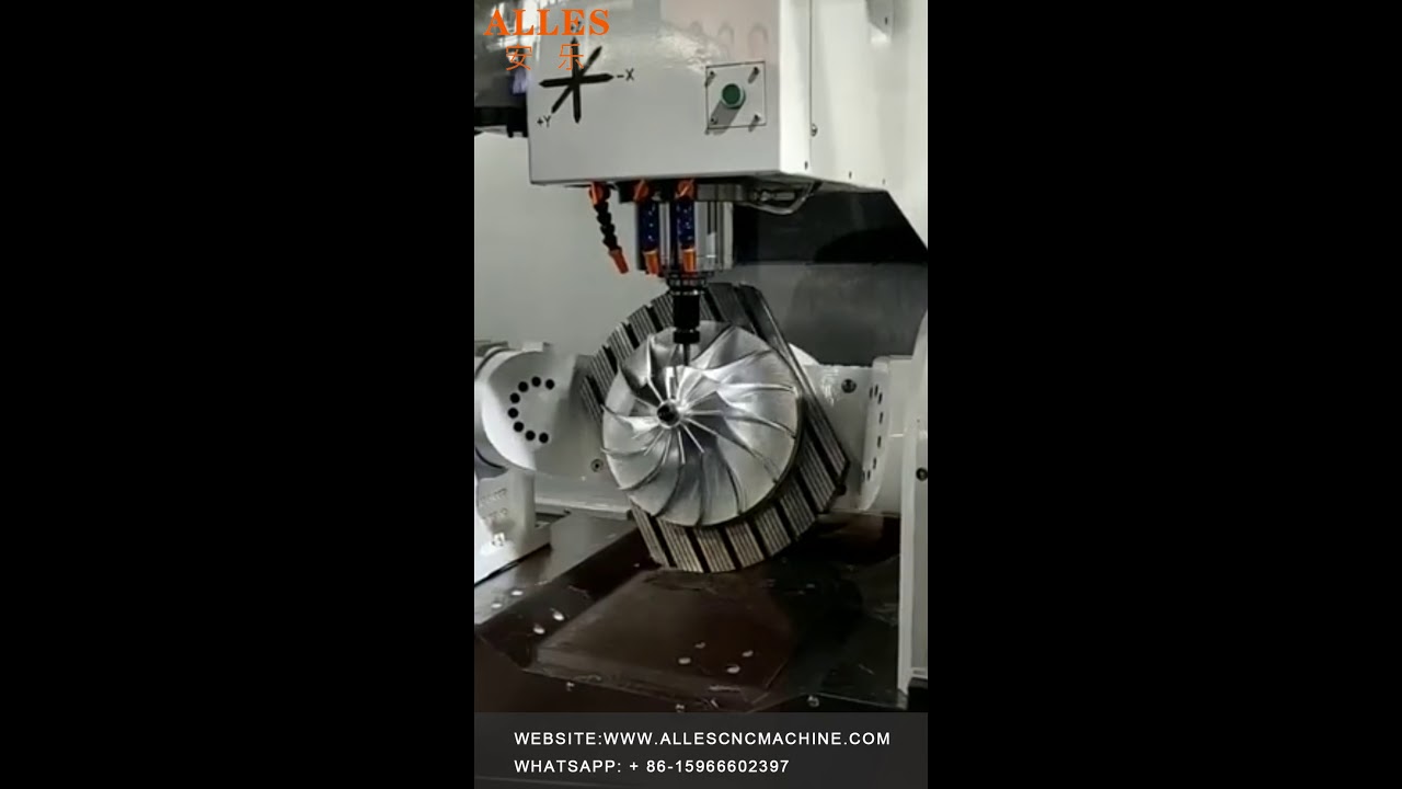 CNC Vertical Machine Center（C structure）with 5 axis cradle Index plate ...