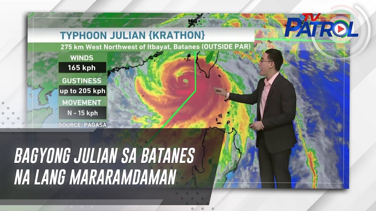 Bagyong Julian sa Batanes na lang mararamdaman | TV Patrol - YouTube
