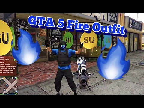 Gta 5 Fire Outfit - YouTube