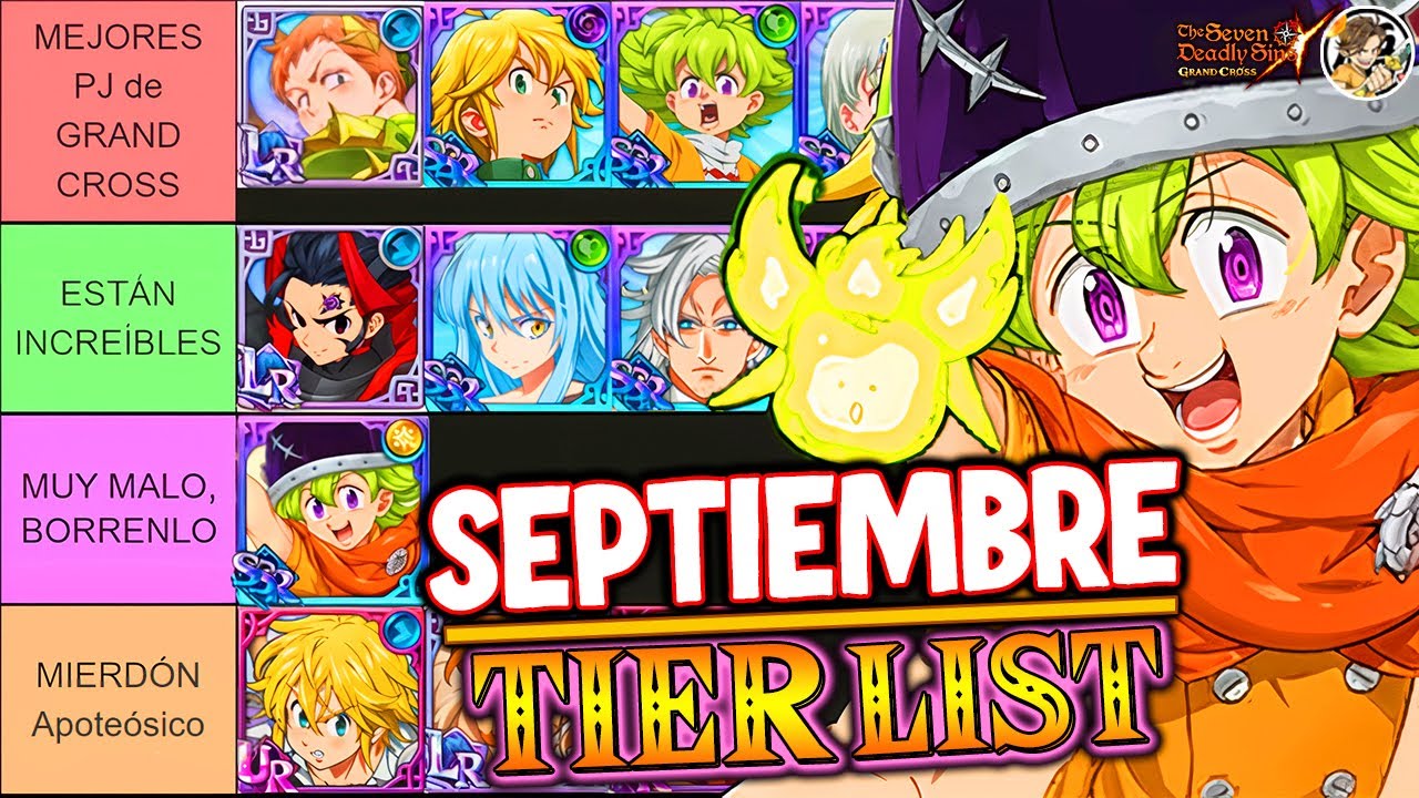 😎¡ESTOS SON los MEJORES PERSONAJES de 7DS ACTUALMENTE! | TIER LIST ...