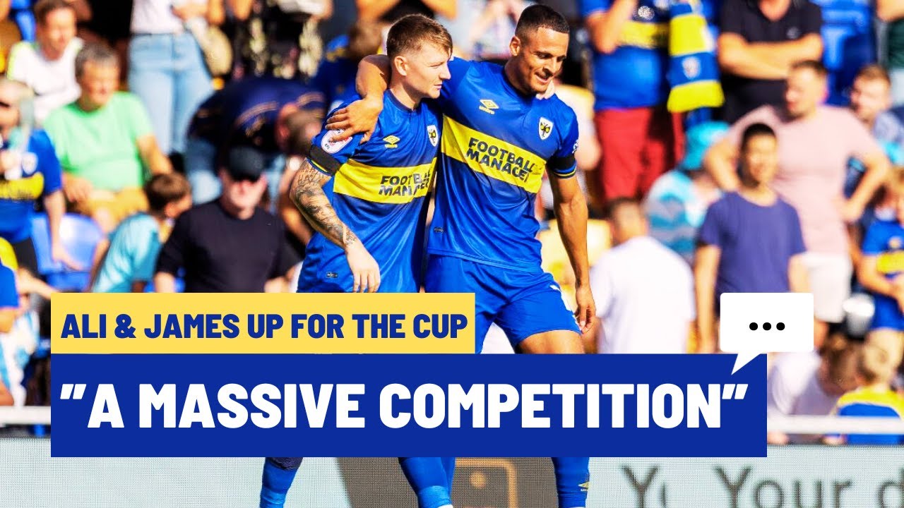 💬 "It's a massive competition!" | Ali & James up for the cup 🟡🔵 - YouTube