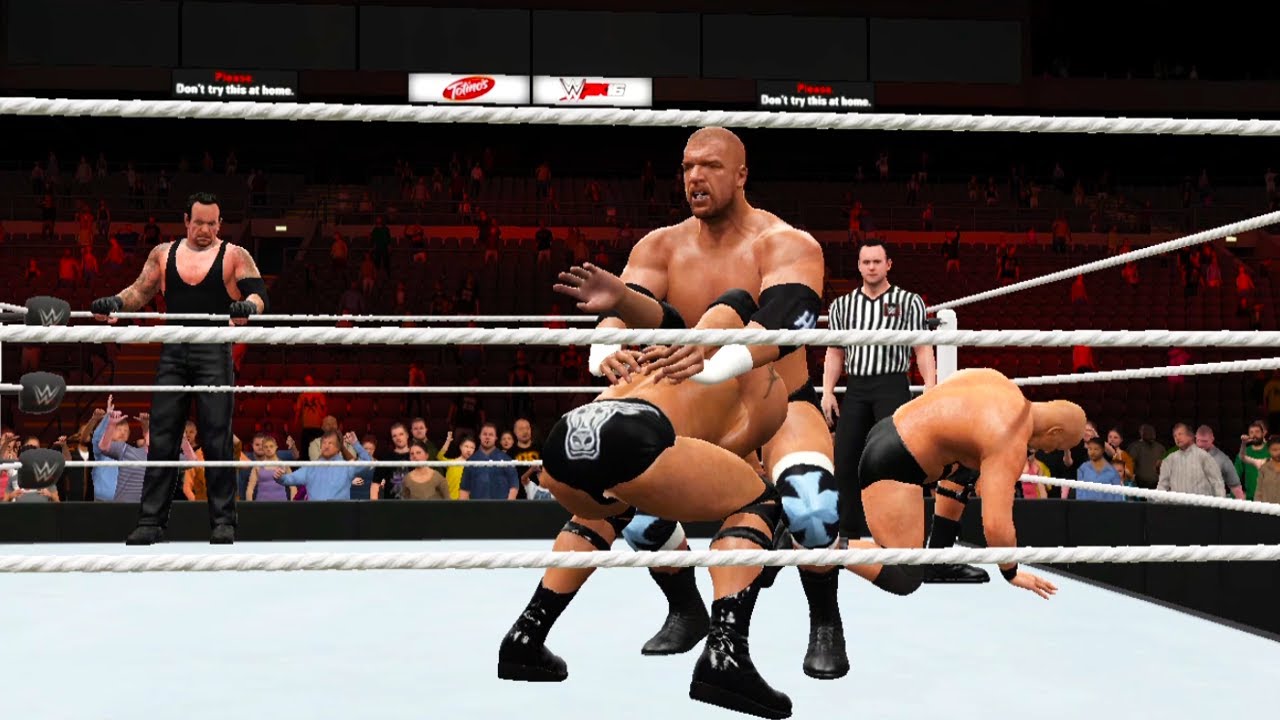 Undertaker & Triple H vs Stone Cold & The Rock | WWE | Undertaker's ...