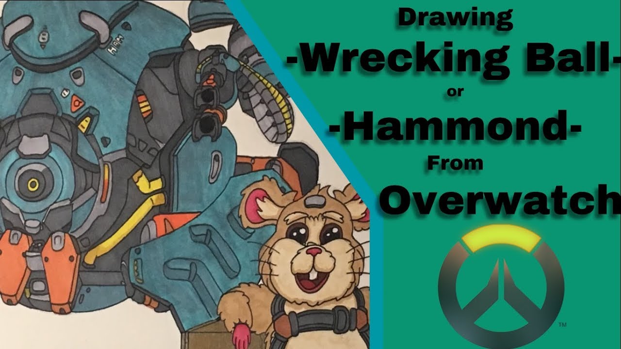 Drawing Wrecking Ball/ Hammond - Overwatch - YouTube