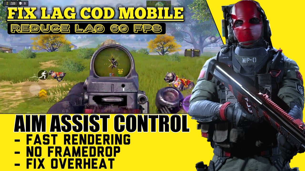 (SEASON 8) FIX LAG COD MOBILE | CONFIG AIM ASSIST EASY CONTROL | FAST ...