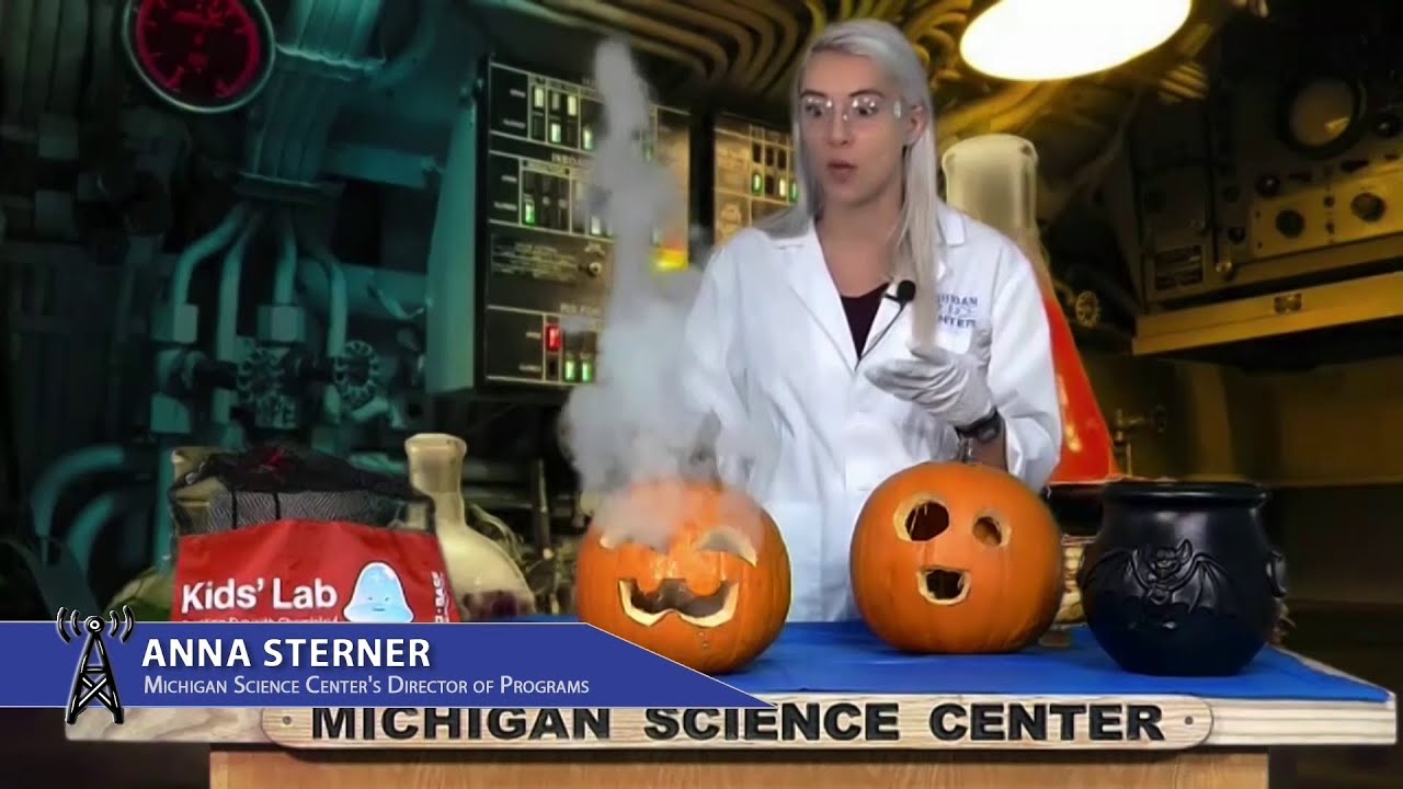 Michigan Science Center's Director of Programs Anna Sterner shows us ...