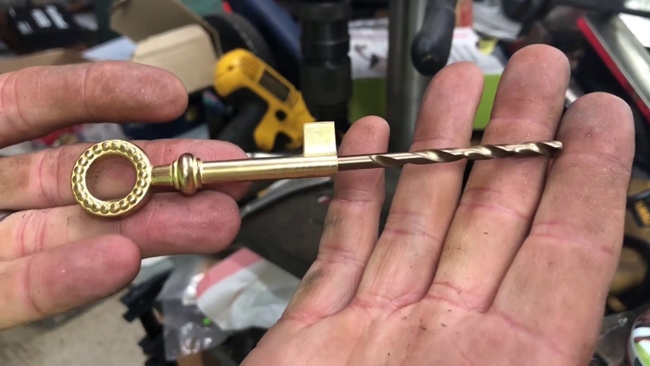Enlarging or Deepening Barrel Key holes - YouTube