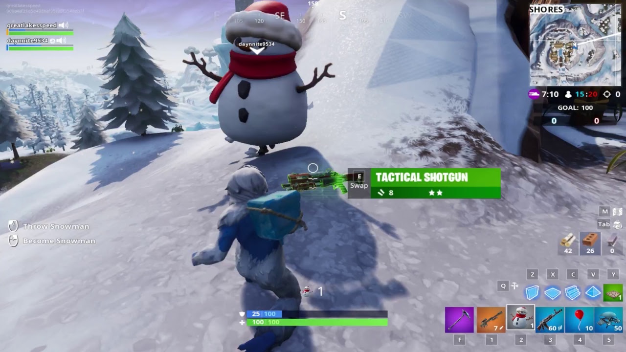 random squads on fortnite new ice sphere! - YouTube