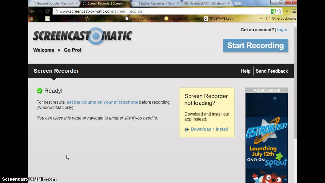 My Sample Screencast - YouTube