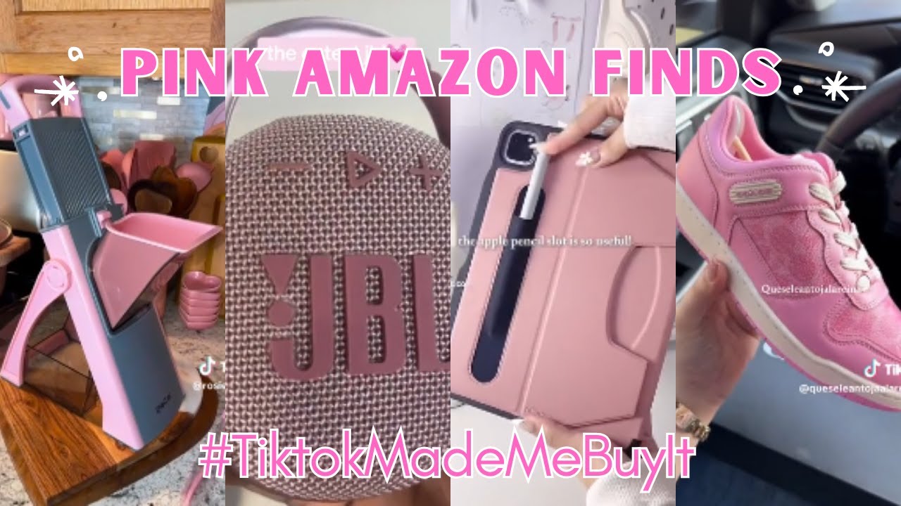 25 Amazon Pink Must Haves #10 That TikTok Made Me Buy It | Reactions to ...