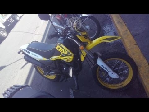 Italika dm 150 amarilla - YouTube