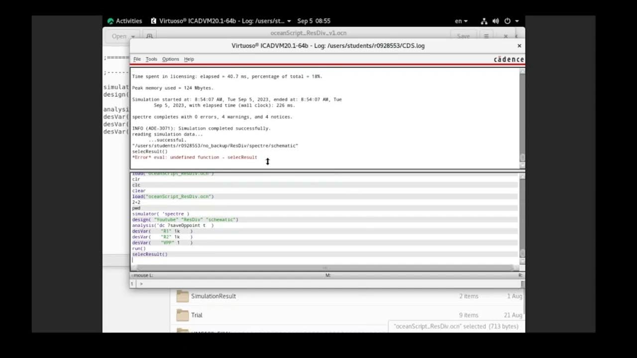 Cadence | Ocean script | Simulation automation | CIW, SKILL, OCEAN - practice. - YouTube