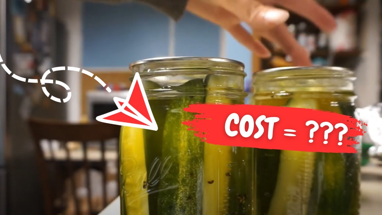Are Homemade Pickles Cheaper than Store Bought? - YouTube