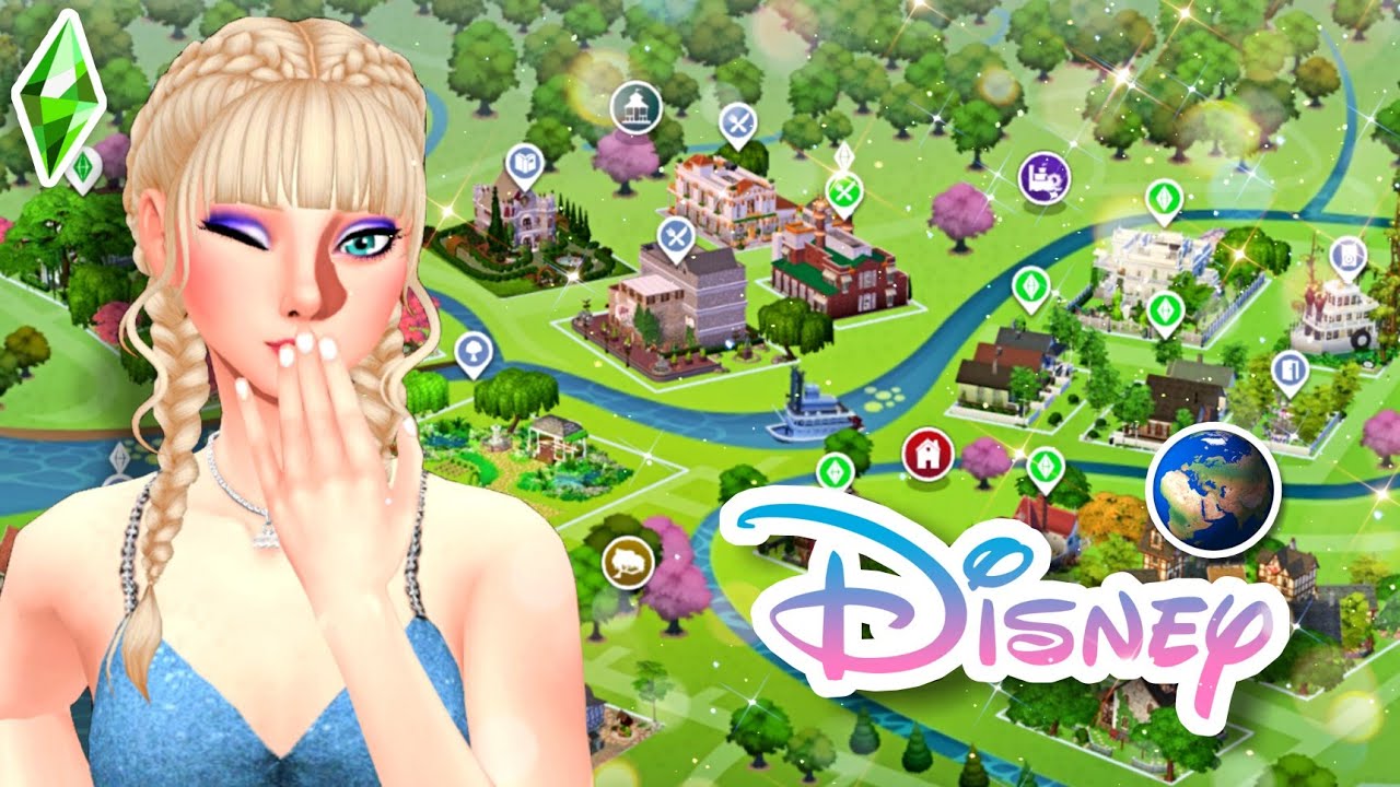 ESSE É O MELHOR SAVE FILE da DISNEY no THE SIMS 4 É A COISA MAIS ...