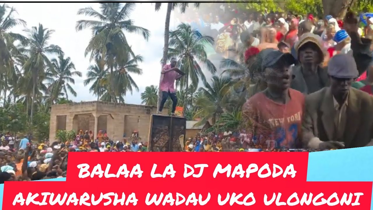 #live DJ MAPODA ASAMBAZA BURUDANI "HII NI ZAIDI YA MISO MISONDO - YouTube
