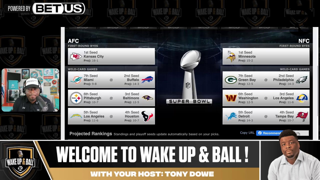 Wake UP & Ball NFL Playoff Predictions! 🔥🔥🔥🔥🔥 - YouTube
