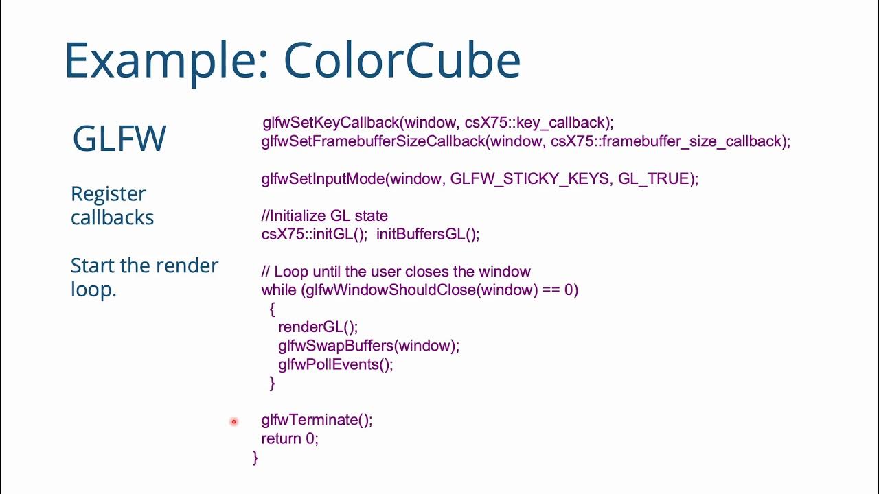 Unit 3-3 - OpenGL Programming - Part 3 - YouTube