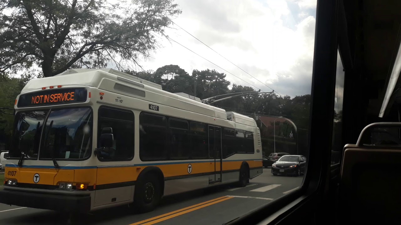 MBTA Route 71: 2004 Neoplan AN440LF ETB #4116 Pt 1/2 - YouTube