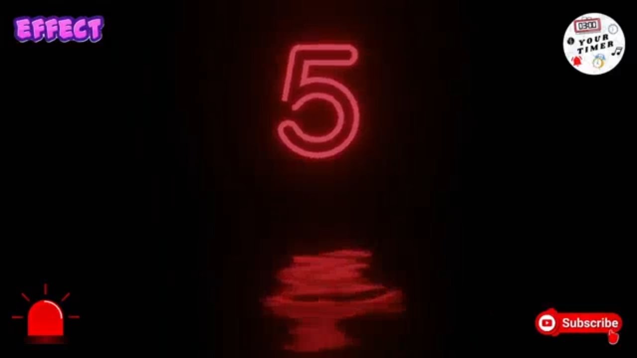 5 Second Countdown Timer with a Sound Effect and Alarm - Your Timer ...