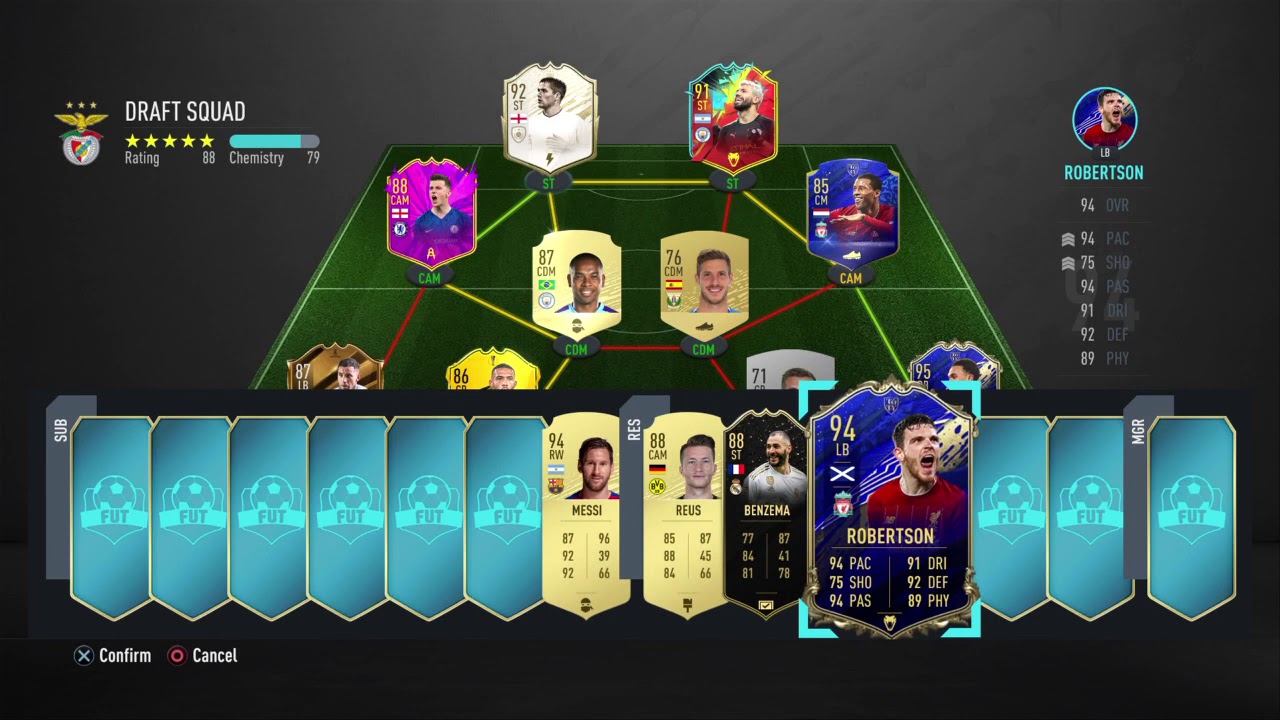 FIFA 20 draft 1 - YouTube