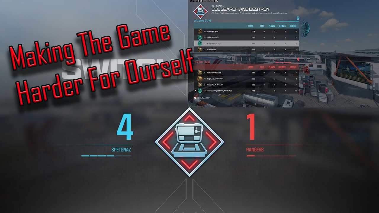 Making The Game Harder For Ourself - YouTube