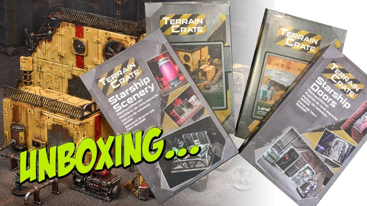 Terrain Crate's from Mantic Games | Unboxing - YouTube