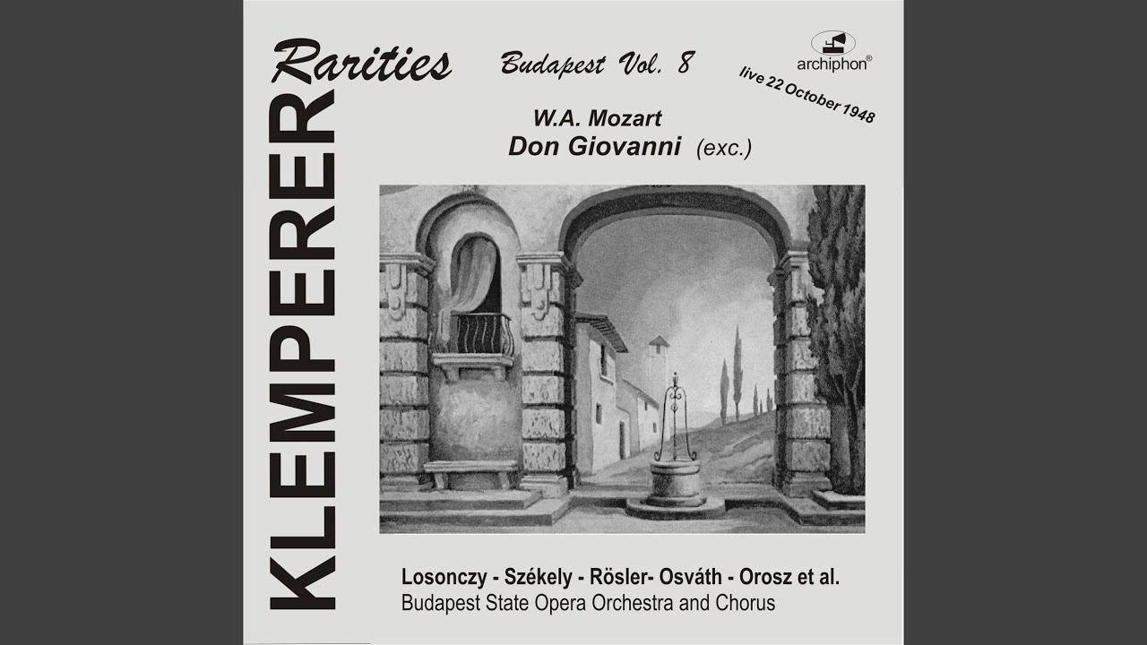 Don Giovanni, K. 527 (Sung in Hungarian) : Act II: Duet: O statua ...
