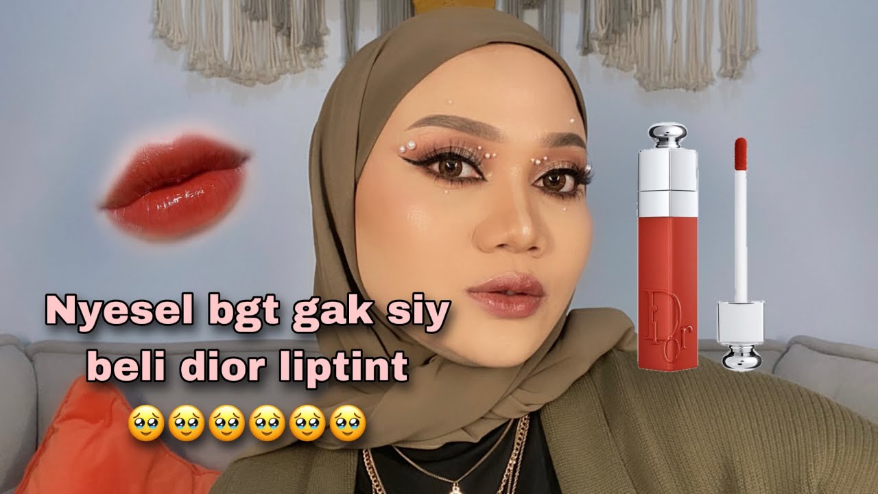 Nyobain Dior Liptint Addict shade best seller Natural Tea (bangkrut ...
