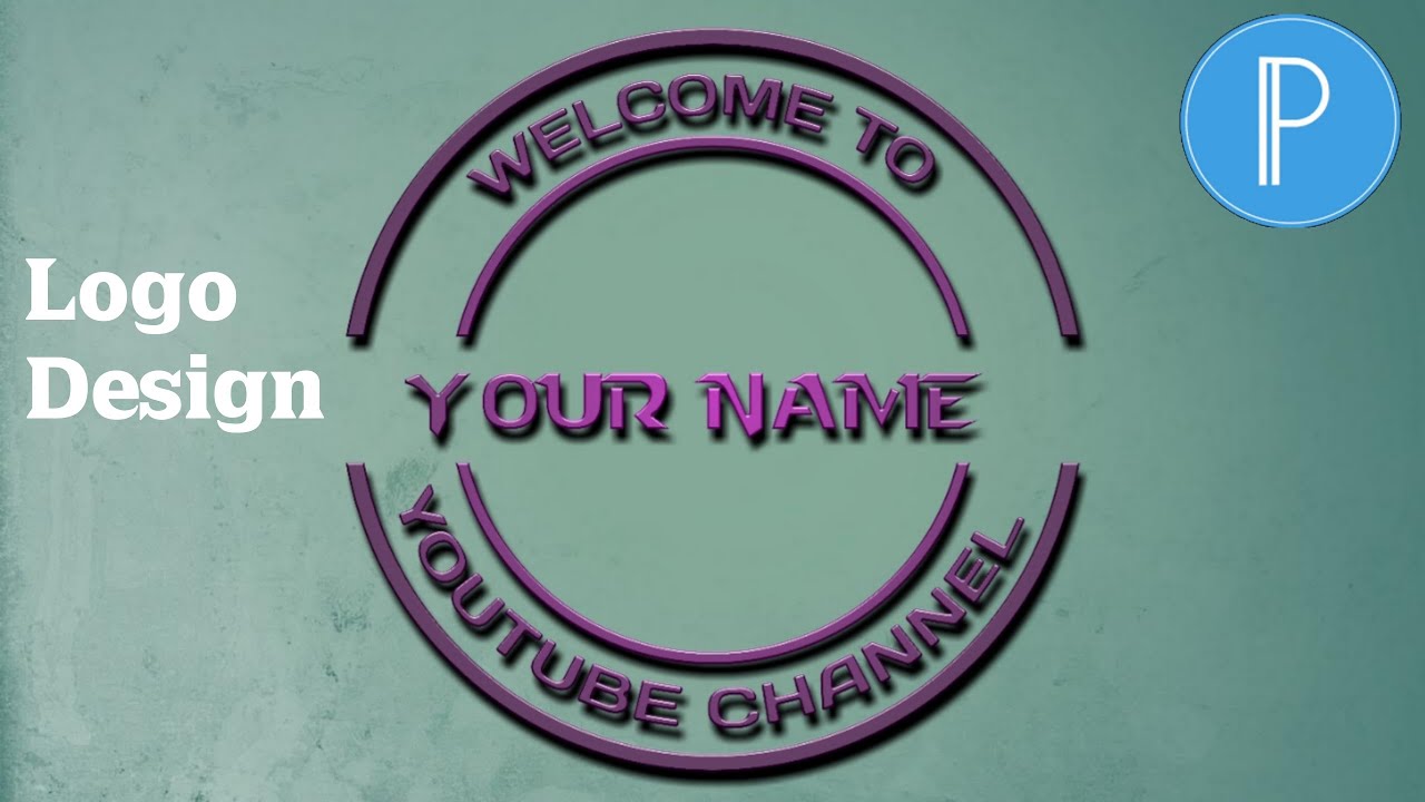 Professional Logo Design | How to Make Logo On Pixellab| logo kise ...