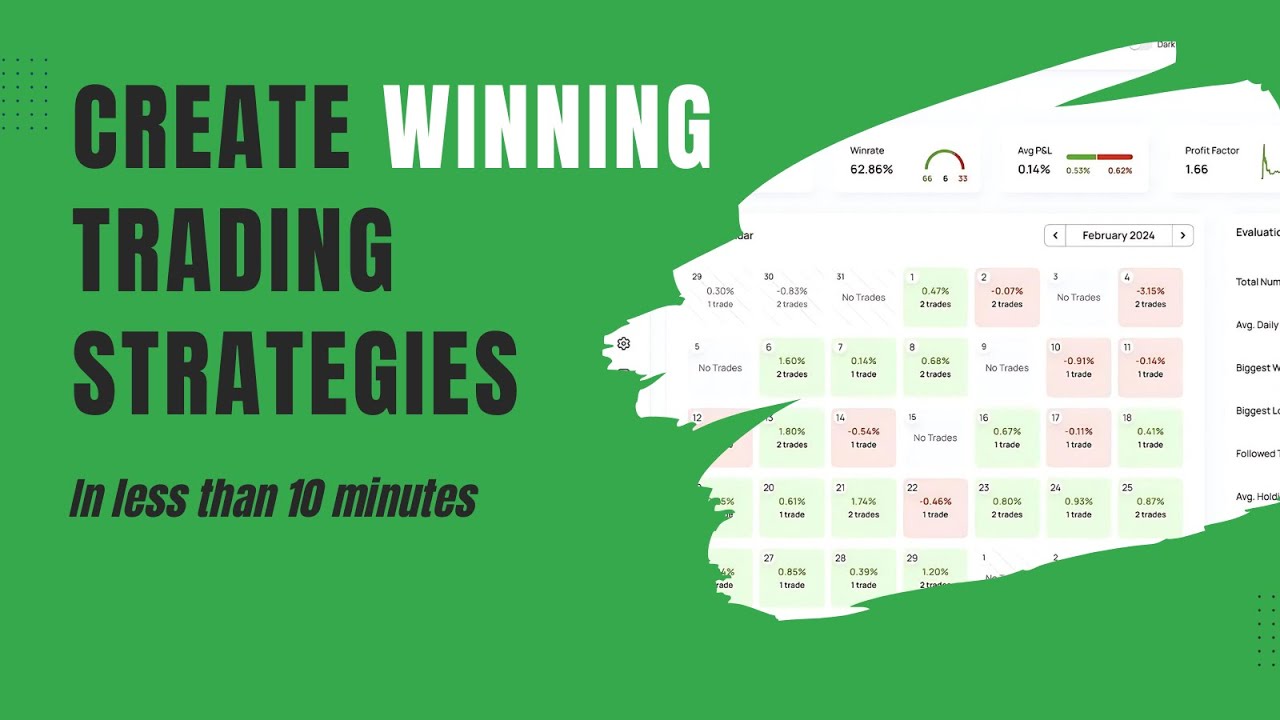 Create Winning Trading Strategies With Edgewonk - YouTube