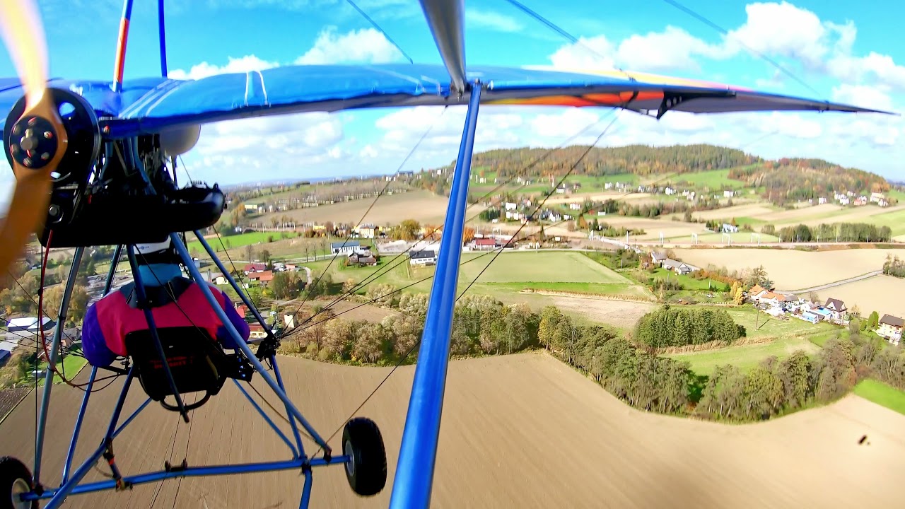 Ultralight airplane Quicksilver MX Sport - Marcin, drugi lot na ...