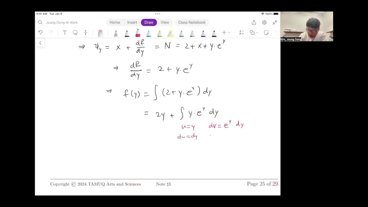 math308 Differential Equations - Exact Ex11 - YouTube