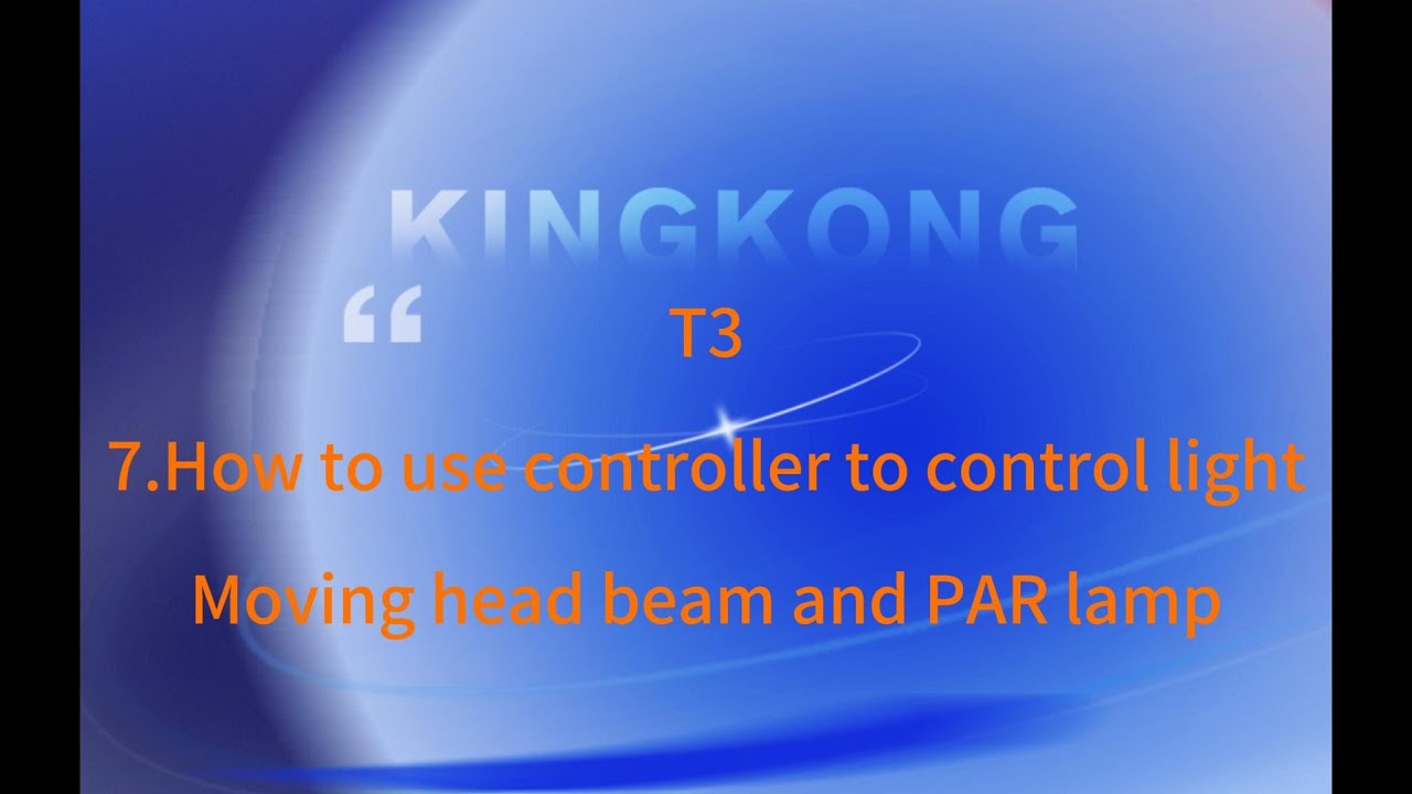 Chapter 7. T3 Light Controller How to use controller to control light - YouTube