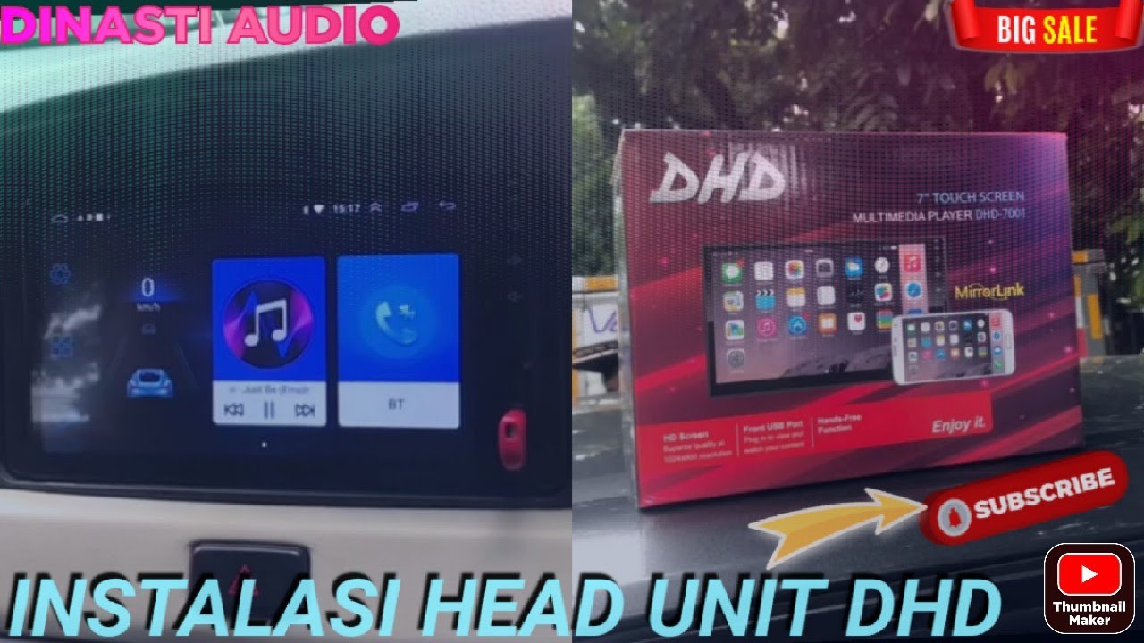HEAD UNIT ANDROID SIGRA ~ DHD 7 INCH DHD 7001 TYPE - YouTube