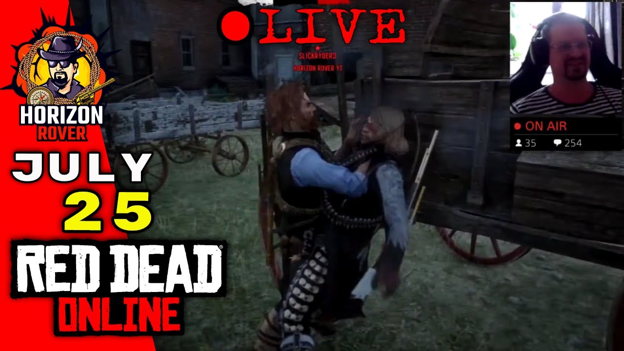 RDR2 Online - Live - Daily Challenges 25 JULY in Red Dead Online - YouTube
