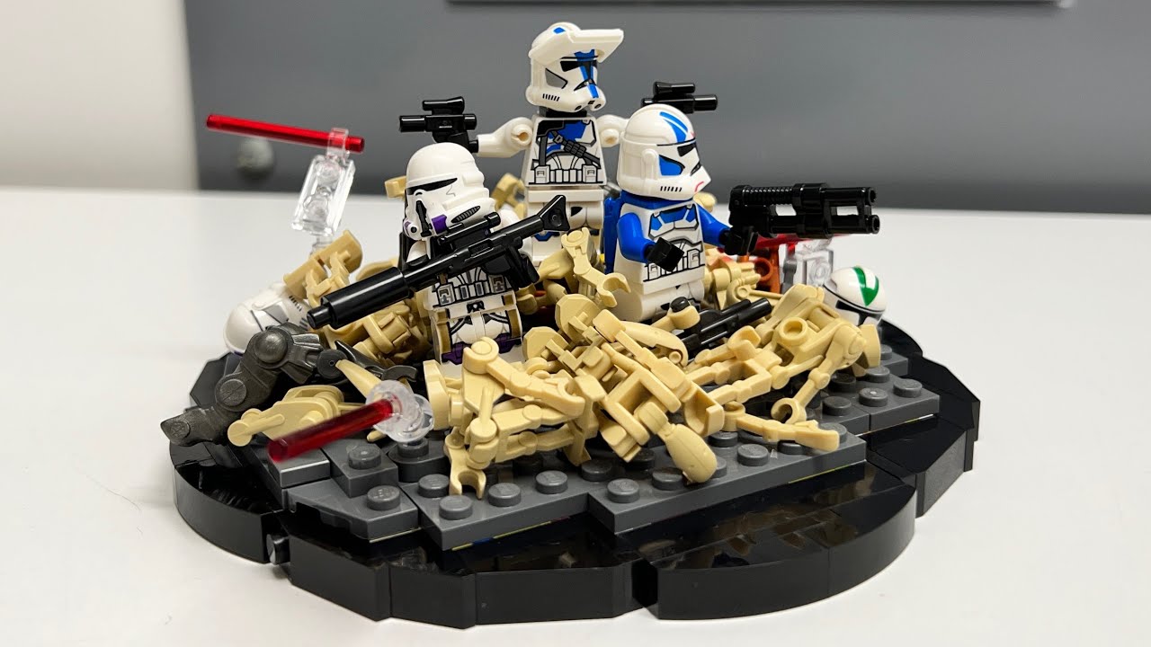 Clone Wars: The Last Stand (LEGO Diorama) - YouTube