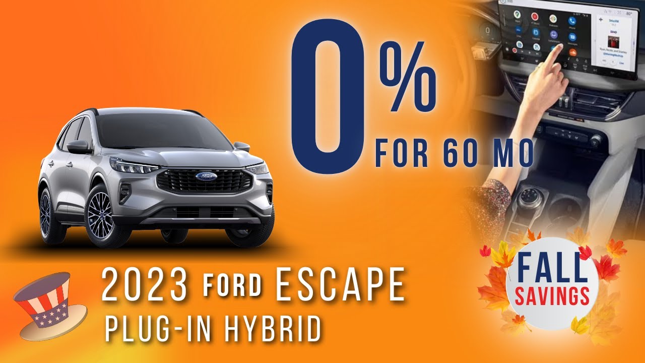Experience Efficiency and Savings with the New Ford Escape Plug-in ...