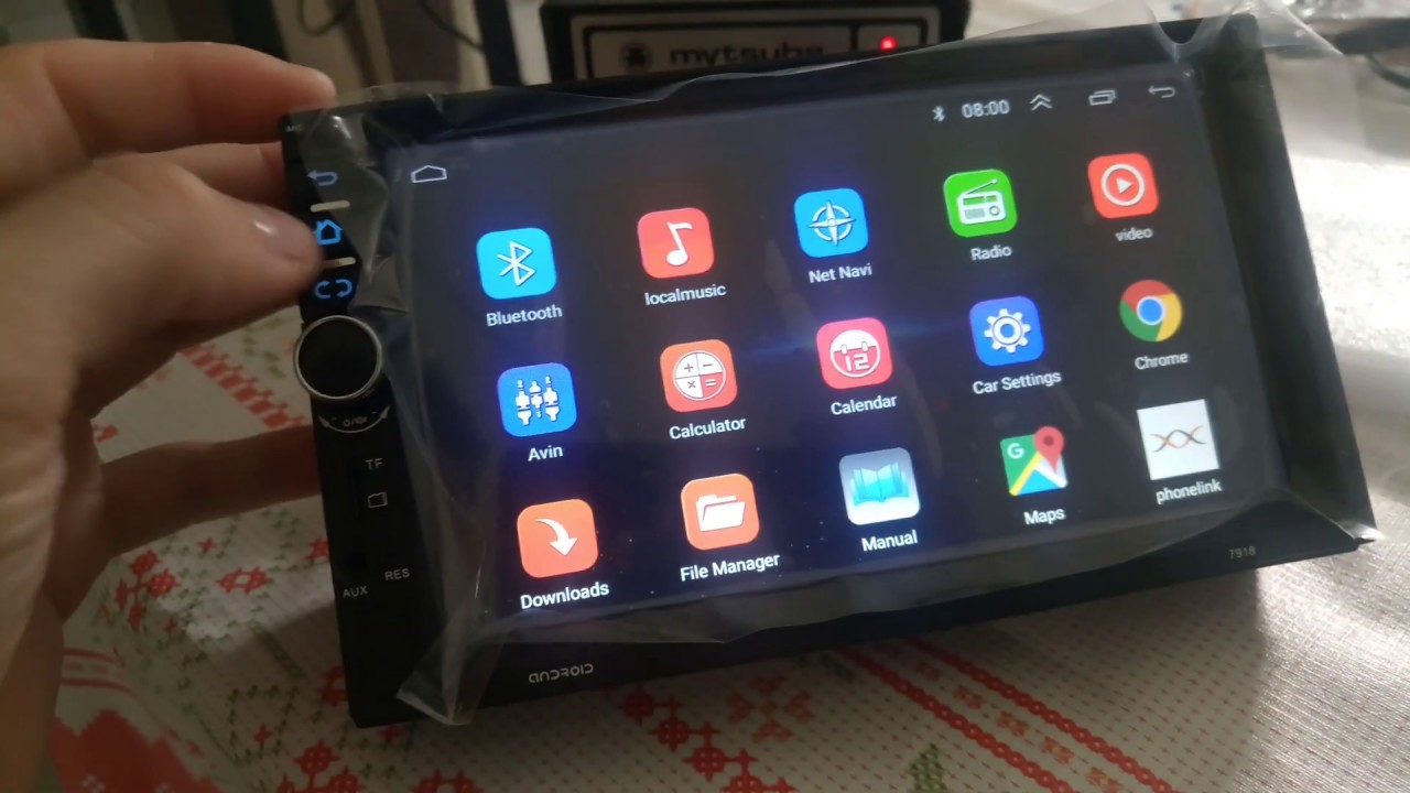Central Multimídia Android completa touch screen com botões laterais ...