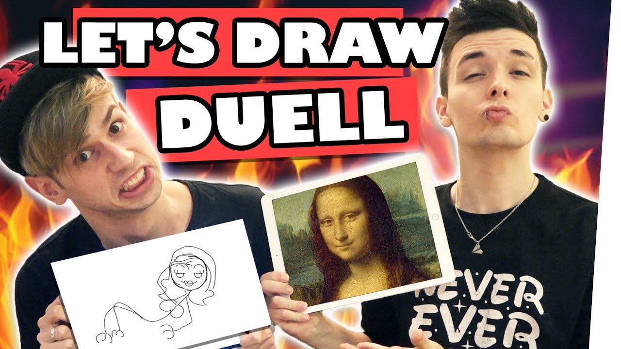 Boyfriend vs. Boyfriend: Epic Let's Draw Battle 🖌 | Kostas Kind - YouTube