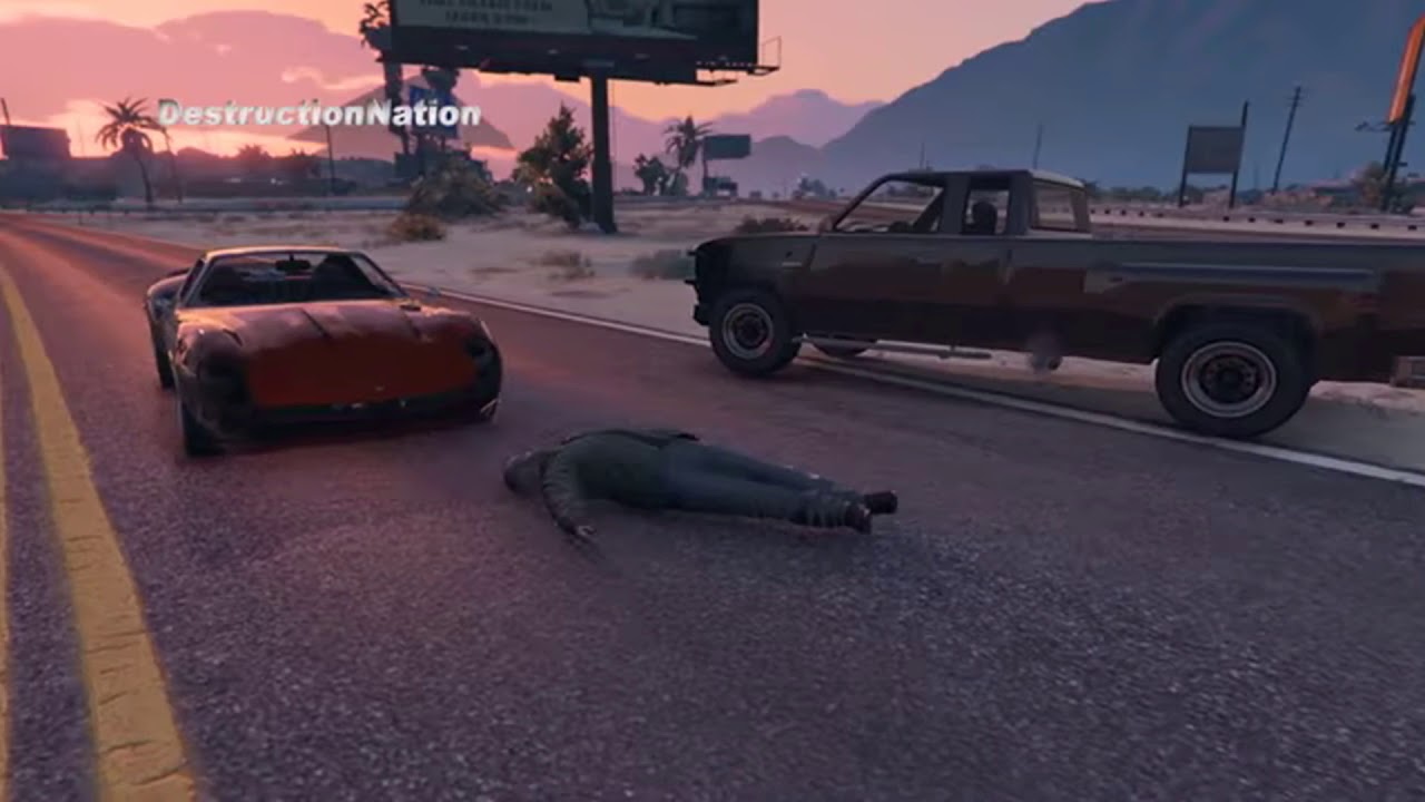Gta 5 car crashes - YouTube