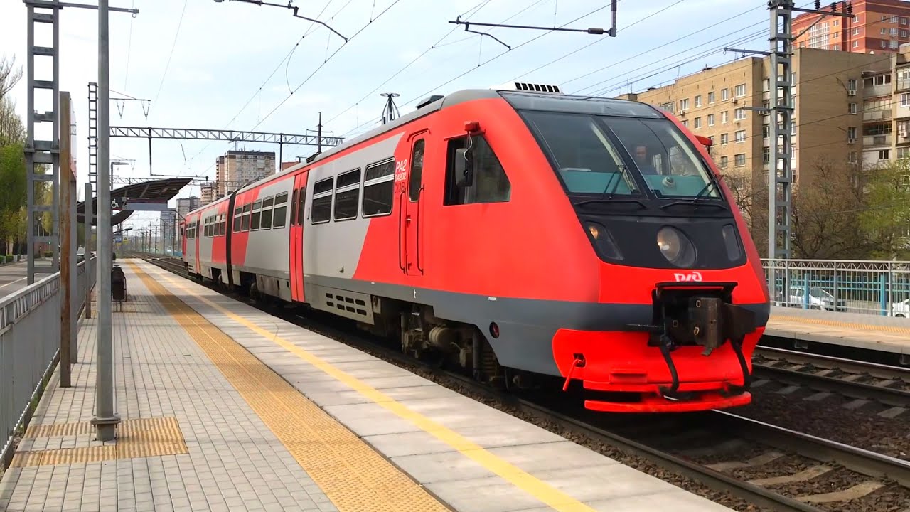 Рельсовый Автобус РА2 /Rail Bus RA2 (Russia) - YouTube
