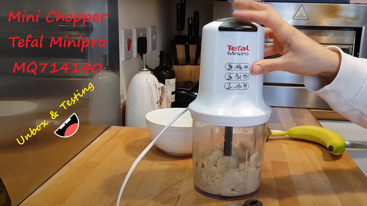 Mini chopper - Tefal Minipro - MQ714140 - YouTube