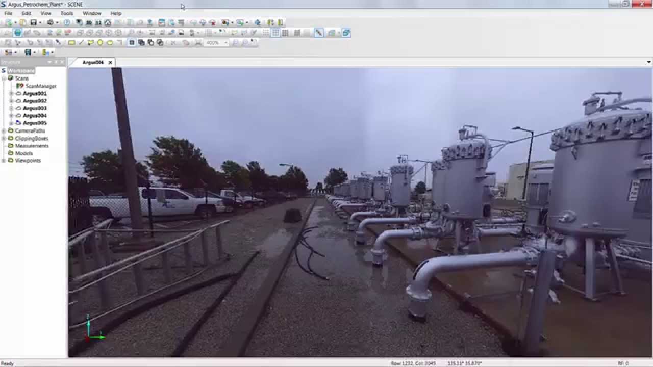 Laser Scanning Workflow Example Utilities and Piping - YouTube