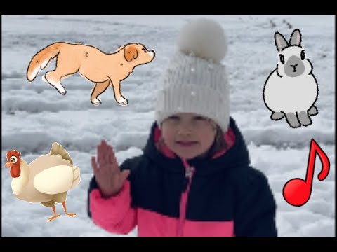 Mima Playing With Farm Animals - YouTube