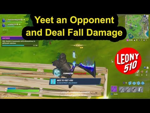 Yeet an Opponent and Deal Fall Damage (Unfused Challenges) Fortnite Chapter 2: Season 1