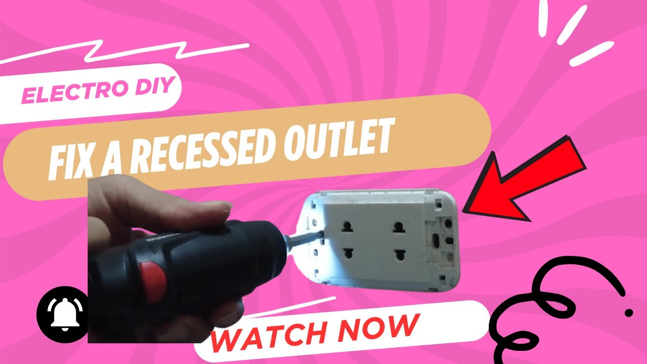 Fix a Recessed Outlet the Easy Way: Electro DIY's Step-by-Step Guide! | Electro DIY #5 - YouTube