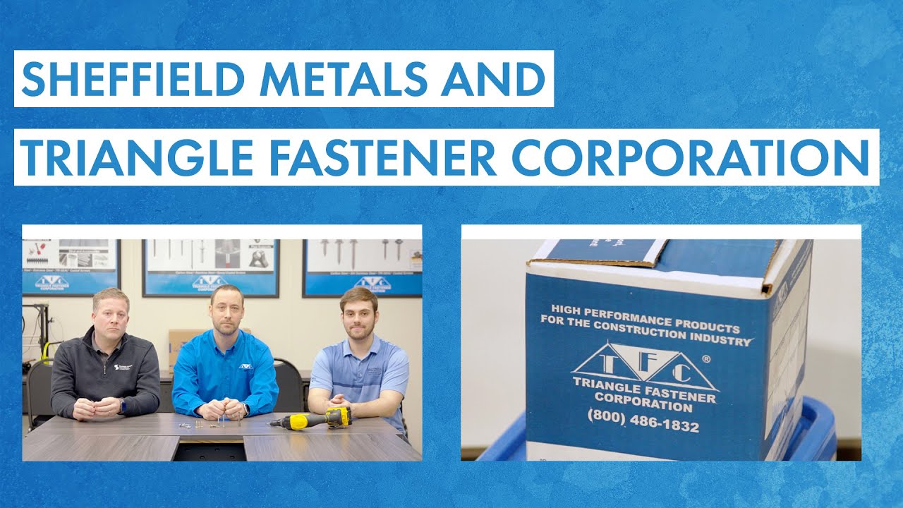 Why Does Sheffield Metals Use Triangle Fastener Products? - YouTube