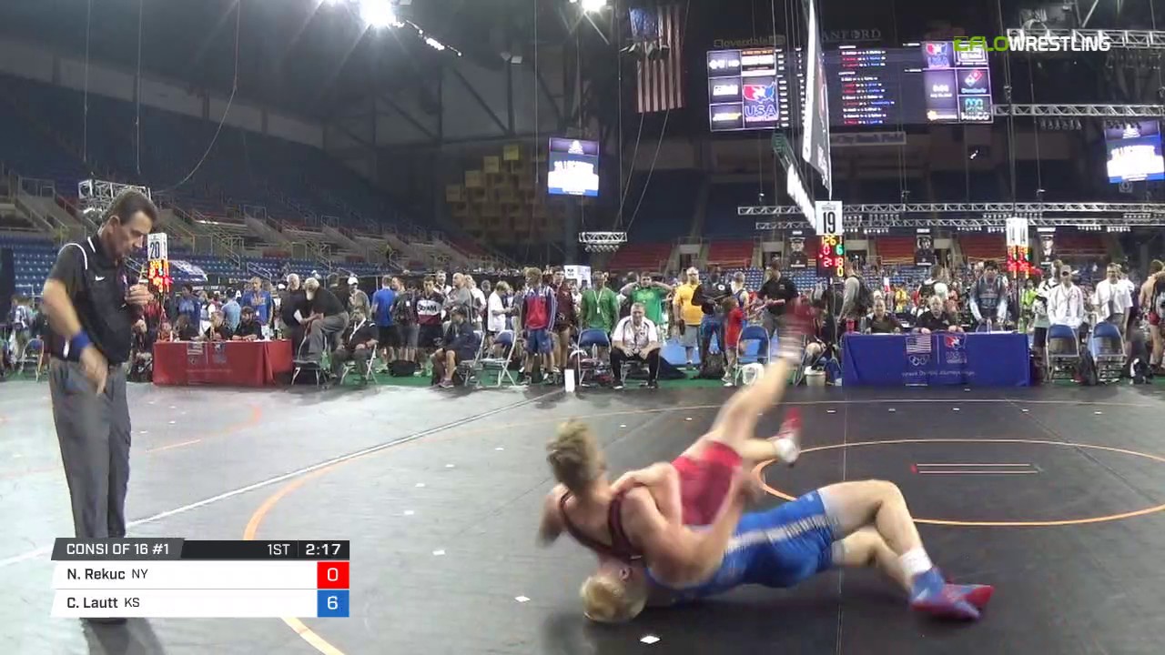 Cadet GR 182 Consi of 16 #1 - Nicholas Rekuc (NY) vs. Cade Lautt (KS ...